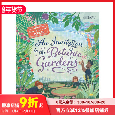 【预售】植物园之邀 An Invitation to the Botanic Gardens 原版英文儿童绘本 善本图书