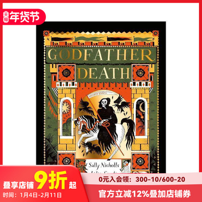【预售】【西班牙插画师Júlia Sardà】死神教父（平装） Godfather Death 原版英文儿童绘本
