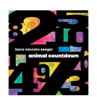 【现货】【凯迪克奖得主Laura Vaccaro Seeger】动物倒数救援 原版英文儿童语言/概念启蒙 互动生态启蒙绘本独特翻页设计