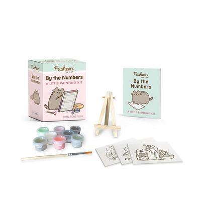 【预售】胖吉猫：小小绘画套装 Pusheen by the Numbers: A Little Painting Kit 原版英文儿童趣味 善本图书