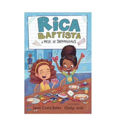 【预售】瑞卡·巴普蒂斯塔：一周的恶作剧 Rica Baptista: A Week of Shenanigans 原版英文儿童故事