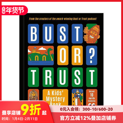 【现货】破产还是信任：儿童悬疑之书 BUST OR TRUST: A Kids' Mystery Book 原版英文儿童绘本