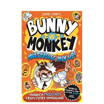 【现货】兔子大战猴子：多元宇宙混合！ Bunny vs Monkey: Multiverse Mix-up! 原版英文儿童漫画 善本图书