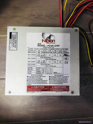 电源 日本原装Nipron PCSA-370P ，伺服器电源议价商品