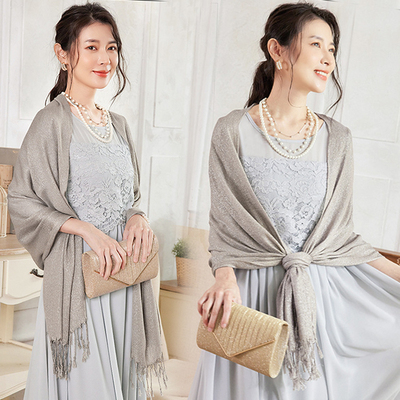 婚礼小披肩旗袍外搭婚礼新娘围巾