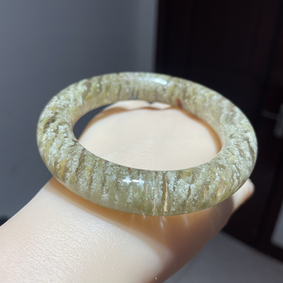 正品天然水晶彩幽灵手镯 千层花幽灵  晶体干净 一物一图