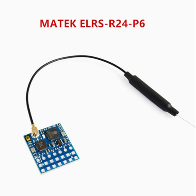 MATEK新品 ELRS-R24-P6 2.4GHZ PWM接收机6通道固定翼