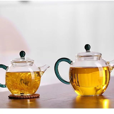 耐高温玻璃茶水分离一人用小茶壶