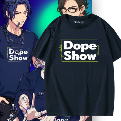 Paradox Live朱雀野燕夏准同款cos短袖纯棉T恤衫夏男女二次元半袖