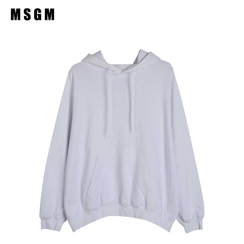 【撤柜特卖】MSGM意大利潮牌情侣套头连帽长袖卫衣