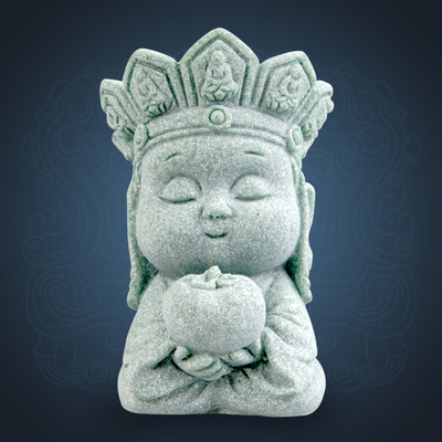 逗兽记青砂石摆件国潮桌面茶宠