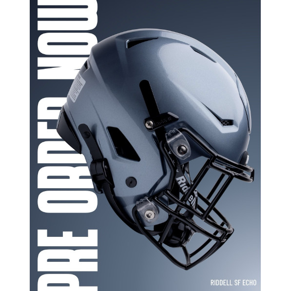 橄榄球头盔RIDDELL SPEEDFLEX ECHO新款3D打印内衬橄榄球头盔缓震