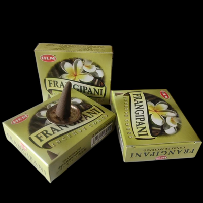 印度香HEM牌FRANGIPANI鸡蛋花锥香清香茶香室内净化空气除异味香