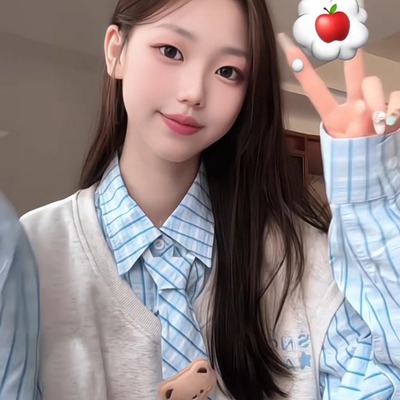 自带小熊！甜美学院风假两件卫衣