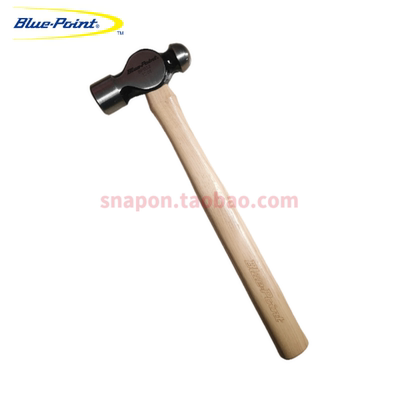 蓝点木柄圆头锤锤子蓝点