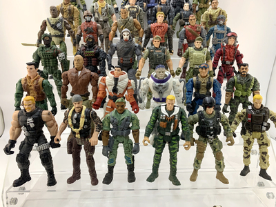 正版兵人模型膝关节肘关节可动