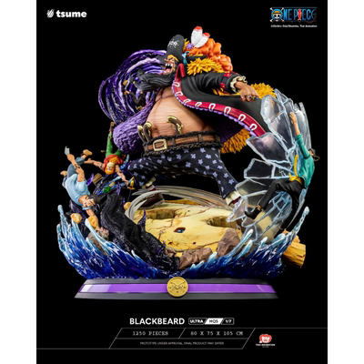 海贼王黑胡子蒂奇雕像补款