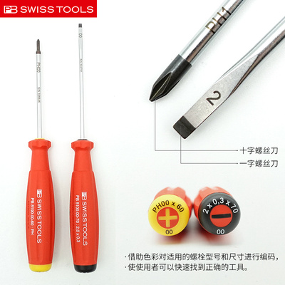 PBSWISSTOOLS防滑手柄螺丝刀