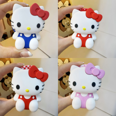 泡泡骚通用-手机气囊支架kitty坐姿磁吸支架可伸缩适配popsockets