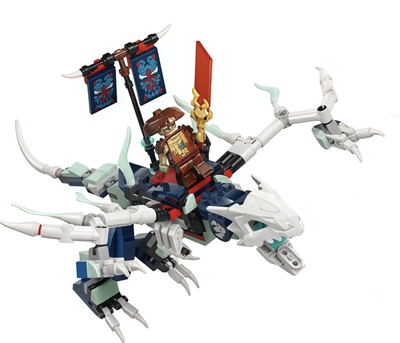 乐高 lego 幻影忍者 71845 杀肉 净幽灵骨龙 无人仔 含说明书