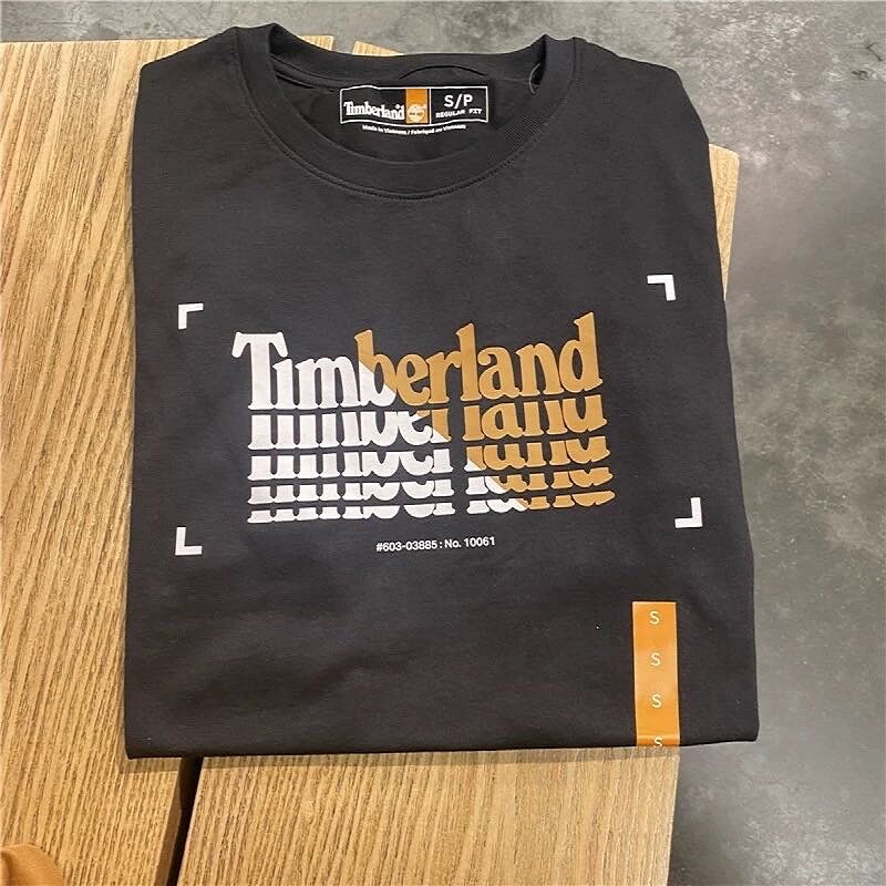 美国添柏岚TIMBERLAND天伯伦男士夏季薄款休闲印花短袖圆领T恤衫