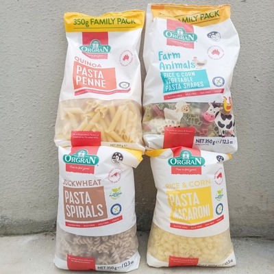 澳冠无麸质尖动物形蔬菜意大利面