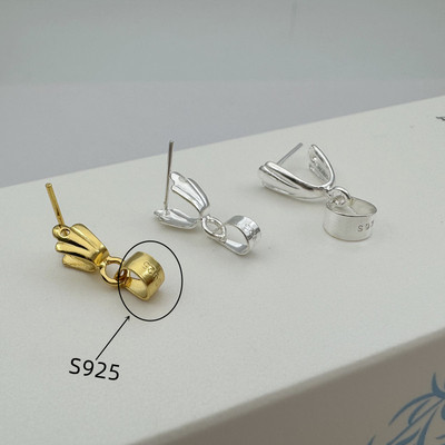 吊坠扣小号S925纯银DIY项链配件