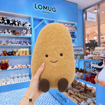 英国LOMUG趣味土豆毛绒玩具安抚玩偶柔软公仔可爱娃娃生日礼物