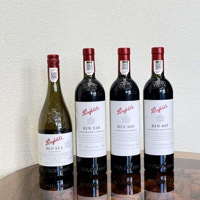 奔富BIN407/389/311/128葡萄酒澳洲进口正品行货干白干红750ml