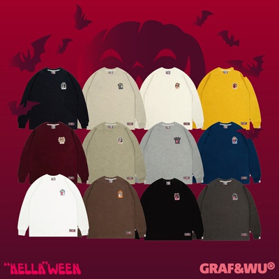 万圣狂欢竹节纹长袖GRAF原创