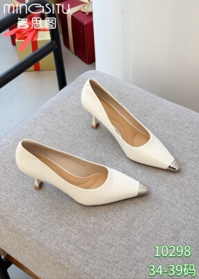 法式气质尖头高跟鞋女2026春夏季配裙子温柔晚风细跟浅口单10298