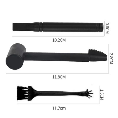 儿童考古挖掘工具小锤刷子铲子三件套塑料恐龙化石铁锤子小孩玩具