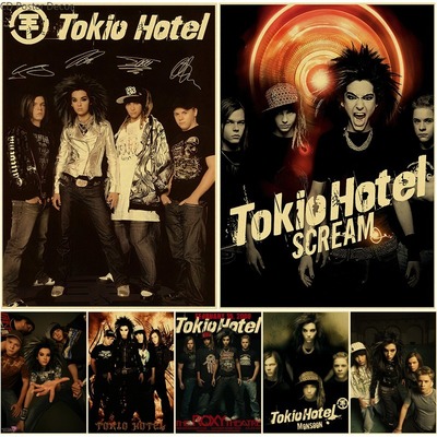 Tokio Hotel Poster German Rock Band Posters Retro Nostalgic