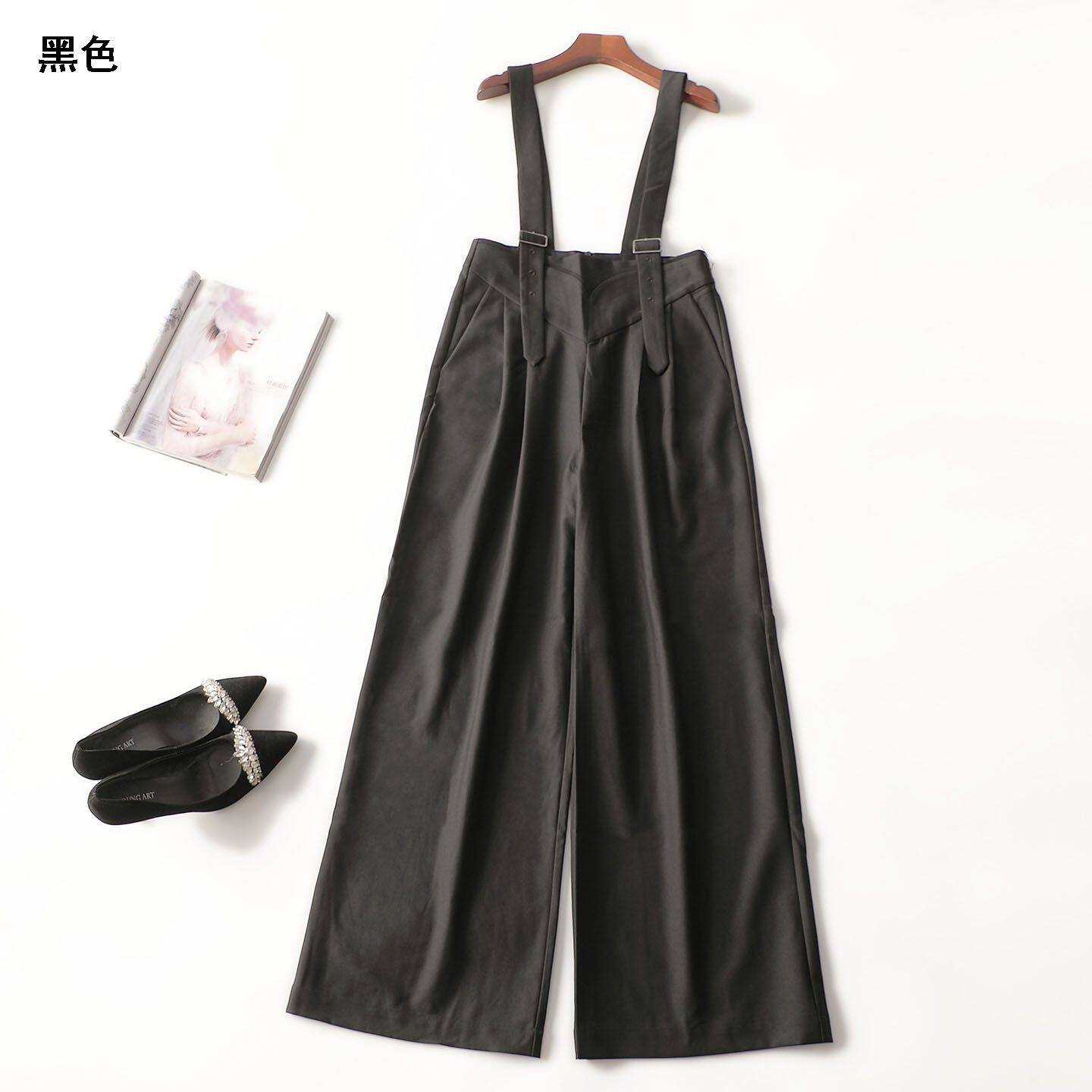 412612 秋休闲裤 深圳女背带长款现货.S.M.L.XL