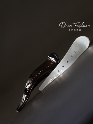 章小蕙奥地利水晶鸭嘴夹进口现货