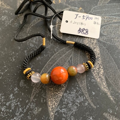 毛毛的翠/J 5900// 南红超大珠挂件 /588