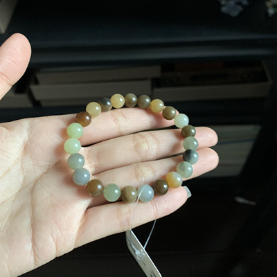 毛毛的翠//M 12202/和田玉多宝手串/150