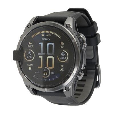 代购Garmin佳明男士腕表计时心率导航夜光金属防水硅胶带AMOLED