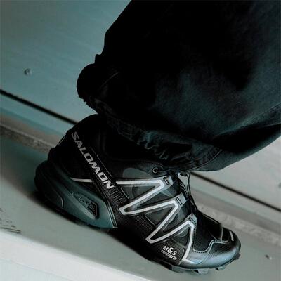 Salomon SPEEDCROSS 3 NIGHT萨洛蒙柔软轻质透气男女款黑色登山鞋