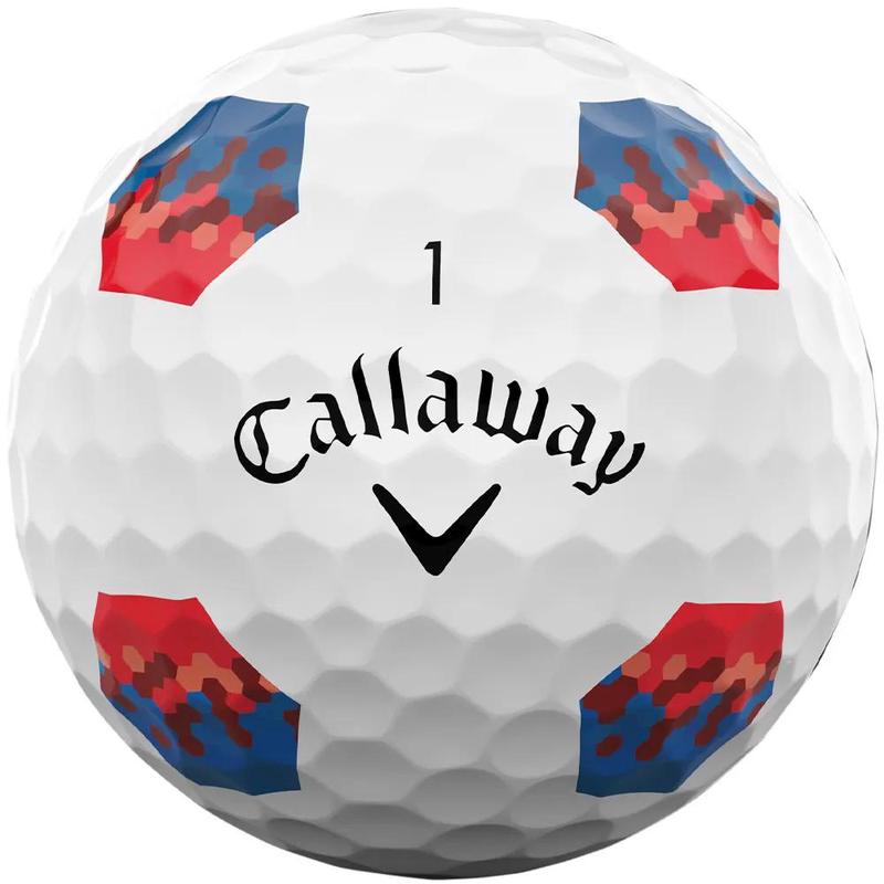 海外代购Callaway/卡拉威高尔夫球增加距离优化分层彩色红蓝配色