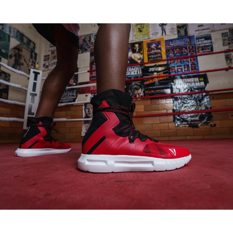 代购Title Boxing男士拳击鞋增强足部速度快速变向支撑防滑抓地