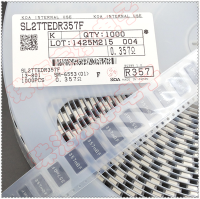 进口日本 0.357R 4527 KOA SL2 0.357欧 2W 合金贴片电阻 357mΩF