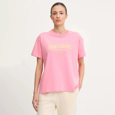 【创意字母】澳洲出口原单 夏装新款 纯棉字母圆领套头短袖T恤 女