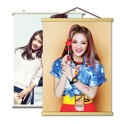 照片海报儿童写真婚纱照画布挂画