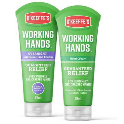 O'Keeffe's Working Hands Overnight 80ml & Working Hands 80ml