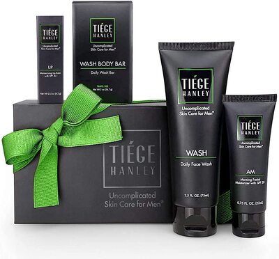 Tiege Hanley Men's Skin Care Gift Set | 4 Products | Face Wa