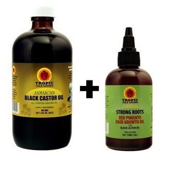 Jamaican Black Castor Oil & Strong Roots Red Pimento Hair