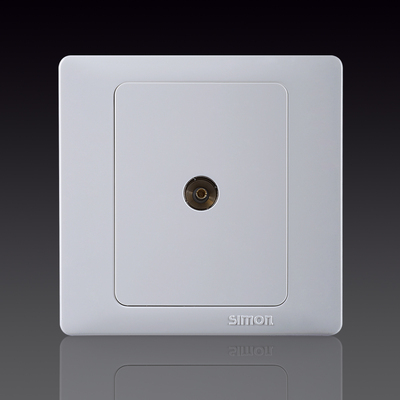 西蒙开关插座西蒙50系列50G 一位电视插座 有线电视面板 G55111