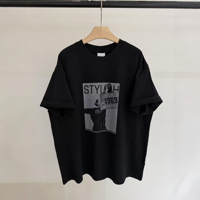 皇冠2026春季韩版1969数字女孩印花简约百搭洋气宽松休闲短袖T恤