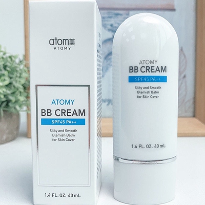 艾多美bb霜atom美韩国正品官方旗舰店隔离霜atomy艾多美粉底液